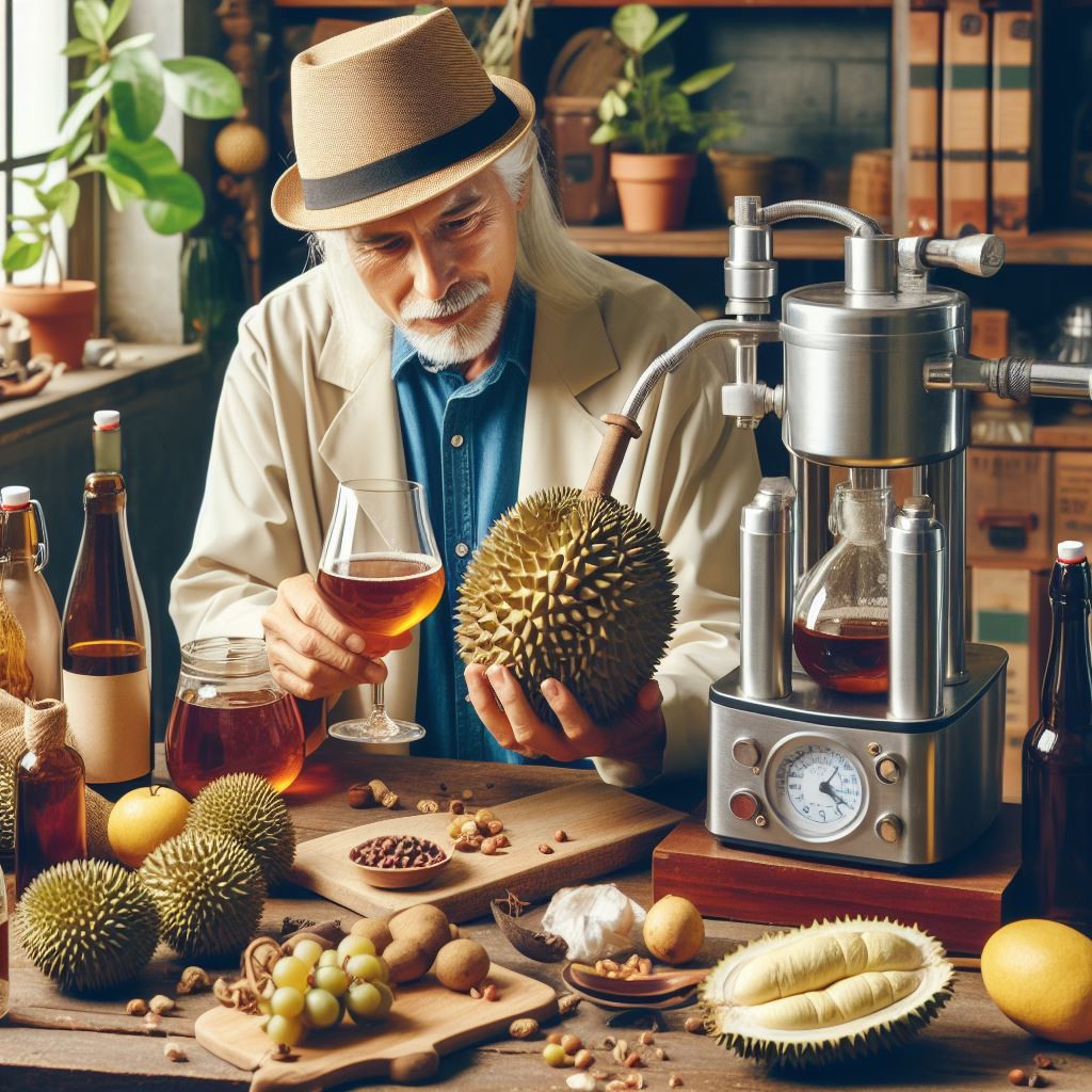 Connoisseurs are fascinated with durian wine