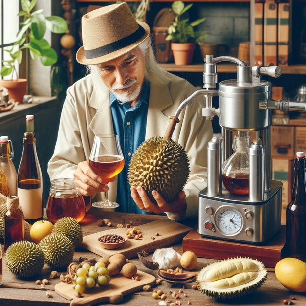 Connoisseurs are fascinated with durian wine