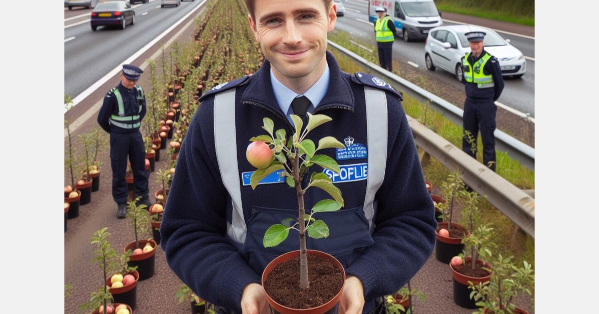Solihull apple grower received cuttings from Highways Officers from ...