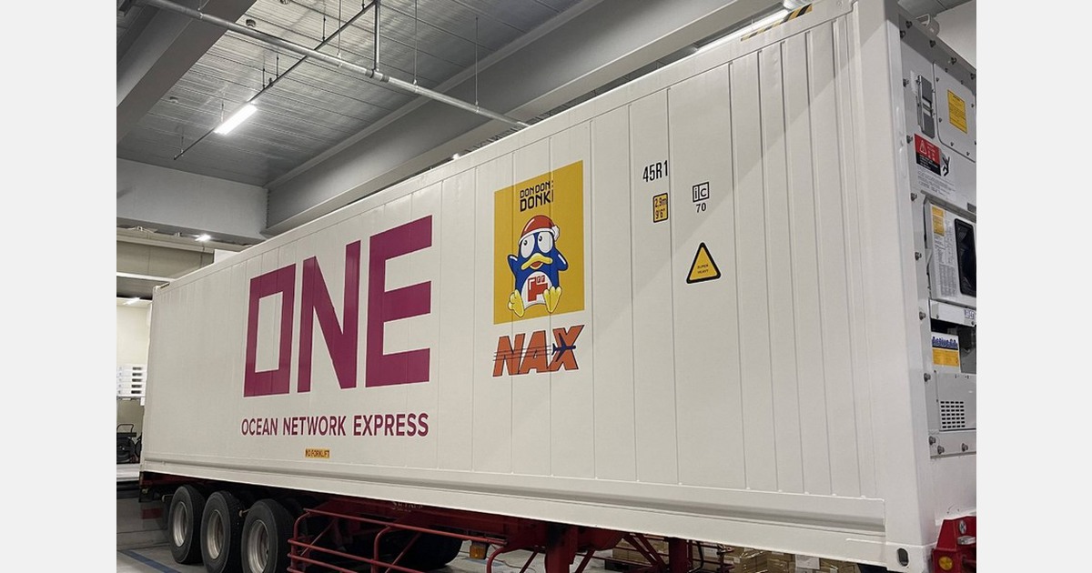 Japan's Ocean Network Express launches world's first dual-temperature refrigerated container