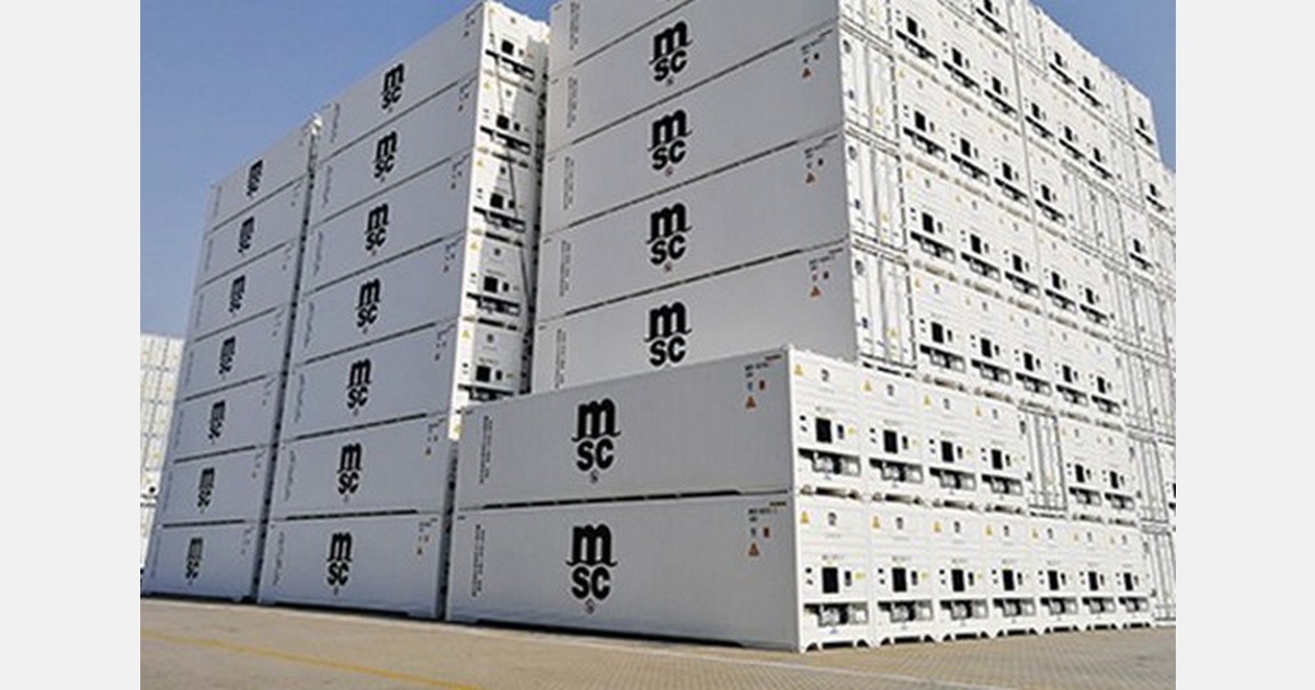 MSC leads in reefer container capacity