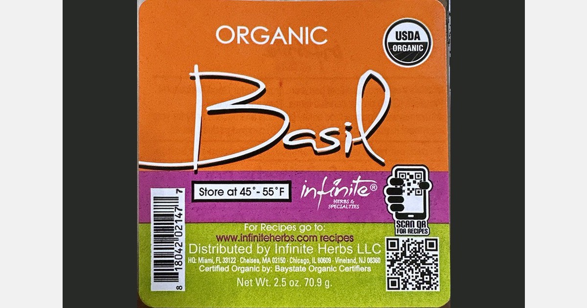 Organic basil: Outbreak investigation of Salmonella