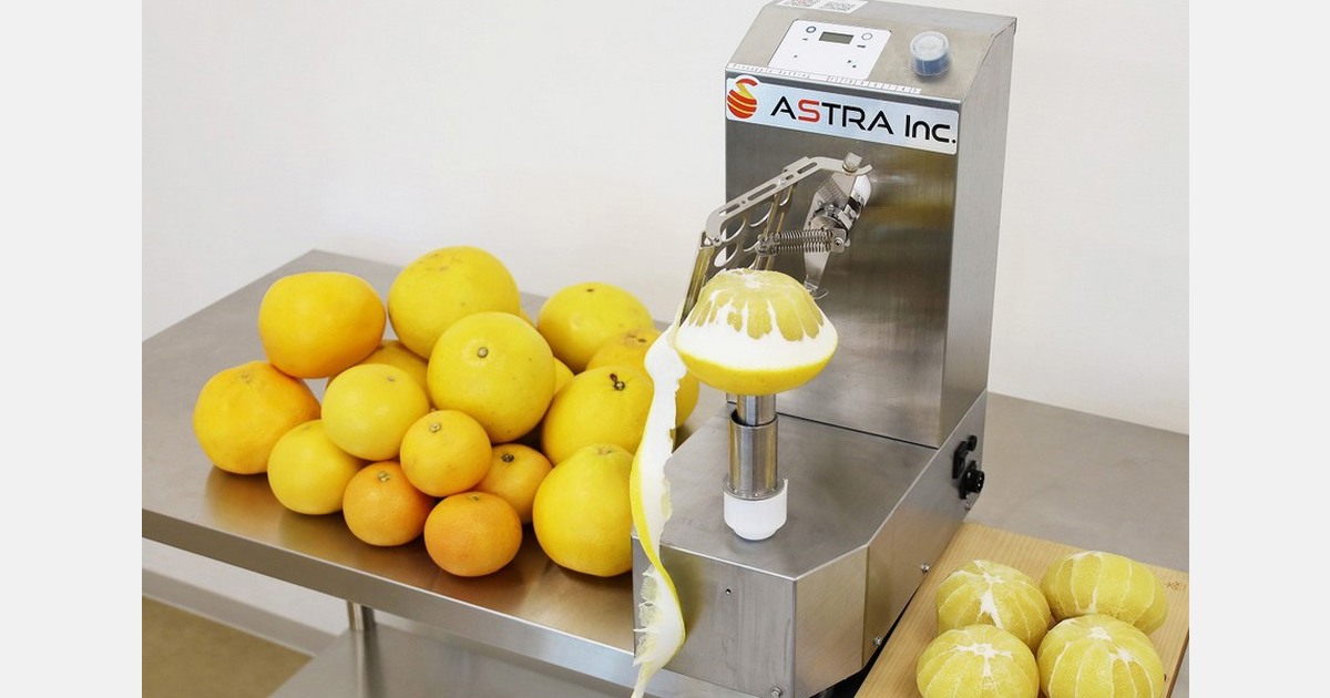 Astra launches new model for peeling large citrus fruits