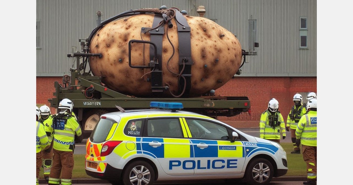 Potato factory evacuated over bomb