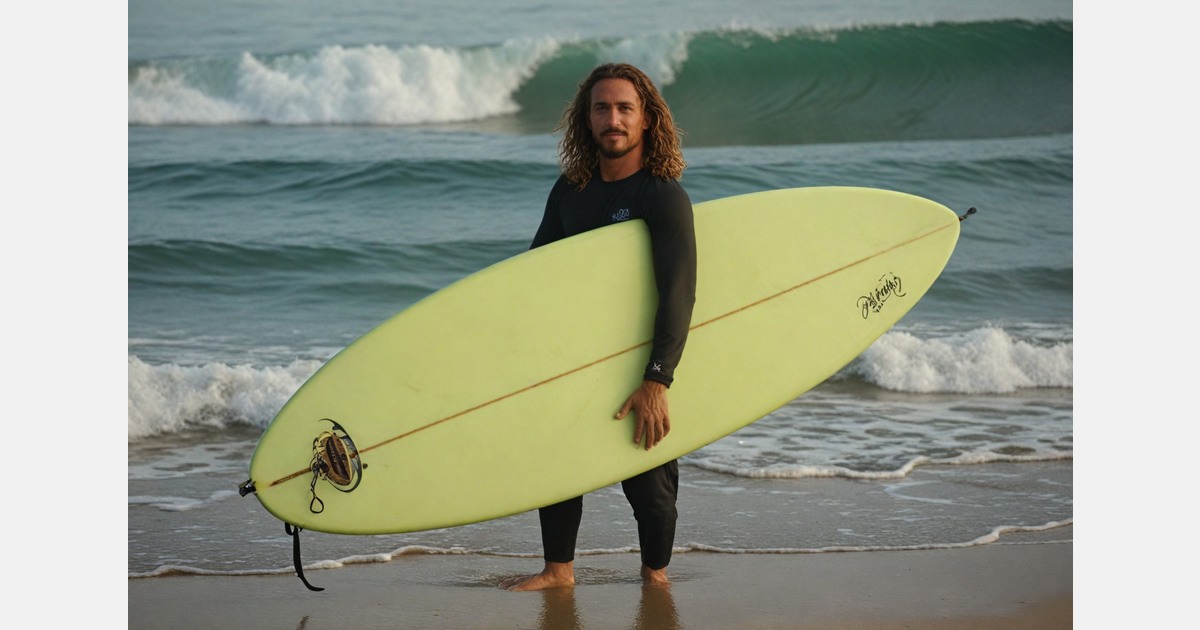 Rob Machado’s avocado-inspired surfboard: the Machadocado
