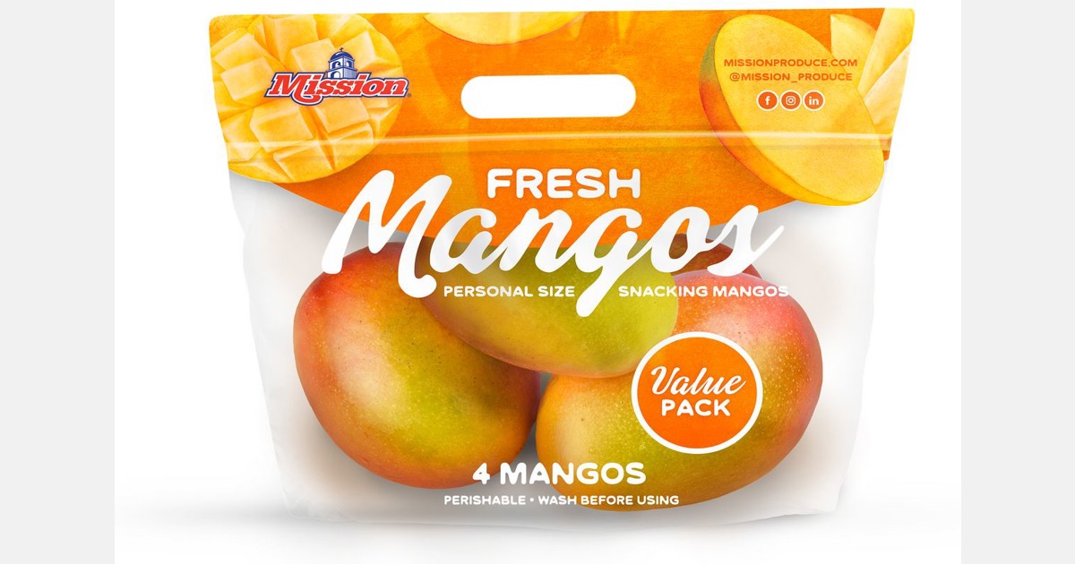 Retail-ready mango bags will debut at New York Produce Show