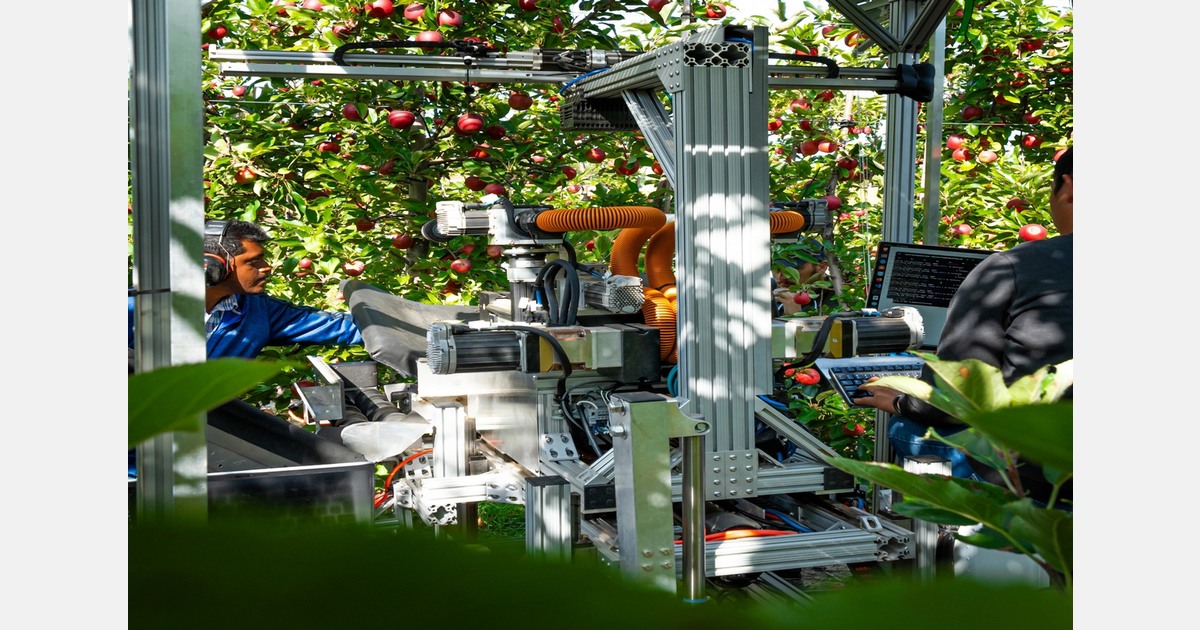 Michigan State University develops AI-powered robotic apple picker