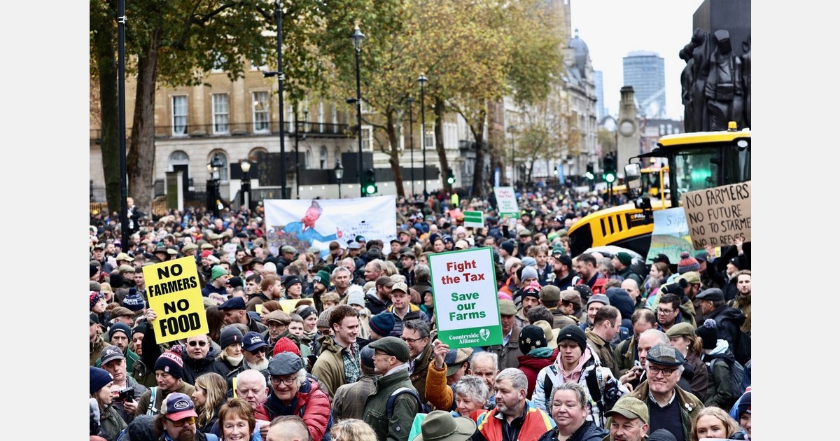 Farmers protest inheritance tax reforms, citing threats to industry ...