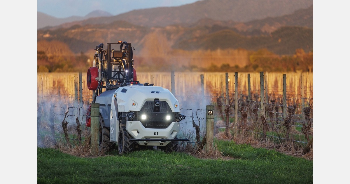 Prospr autonomous farming vehicle showed at this week's NW Hort Expo