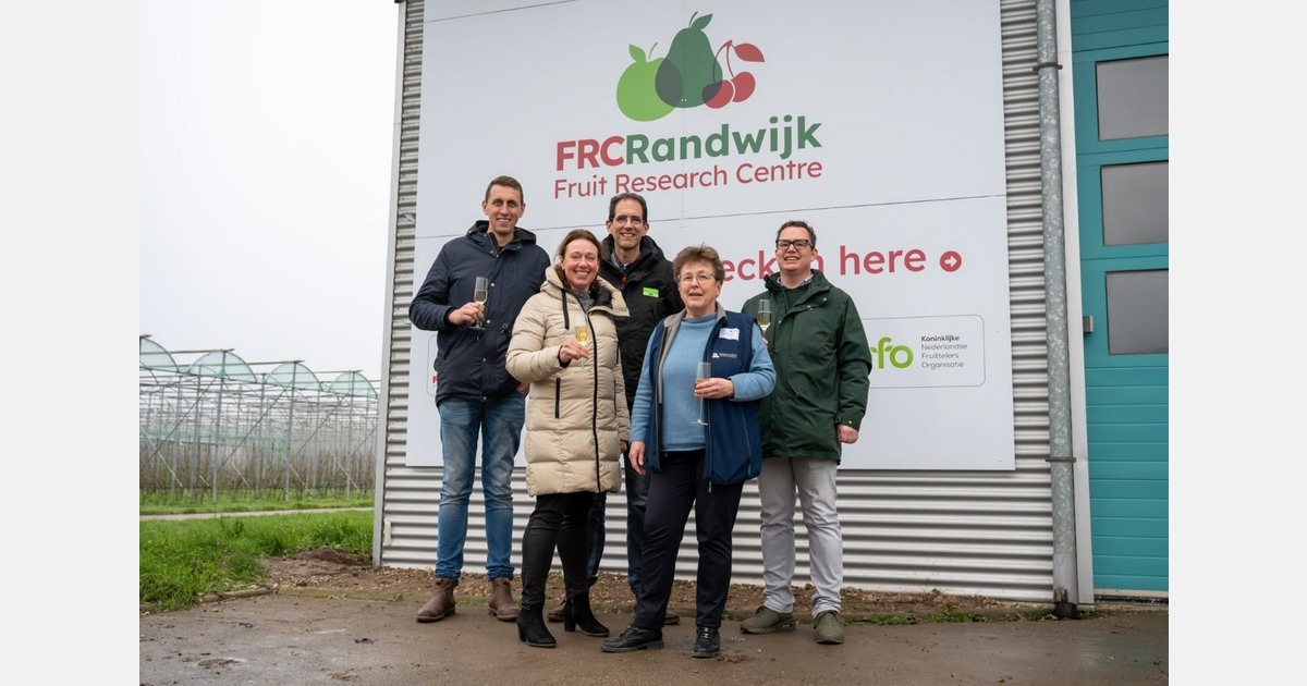 Proeftuin Randwijk unveils new name - Fruit Research Centre Randwijk