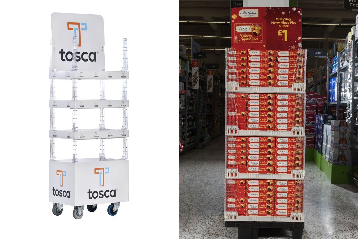 Reusable displays offer scalable and sustainable alternative to cardboard