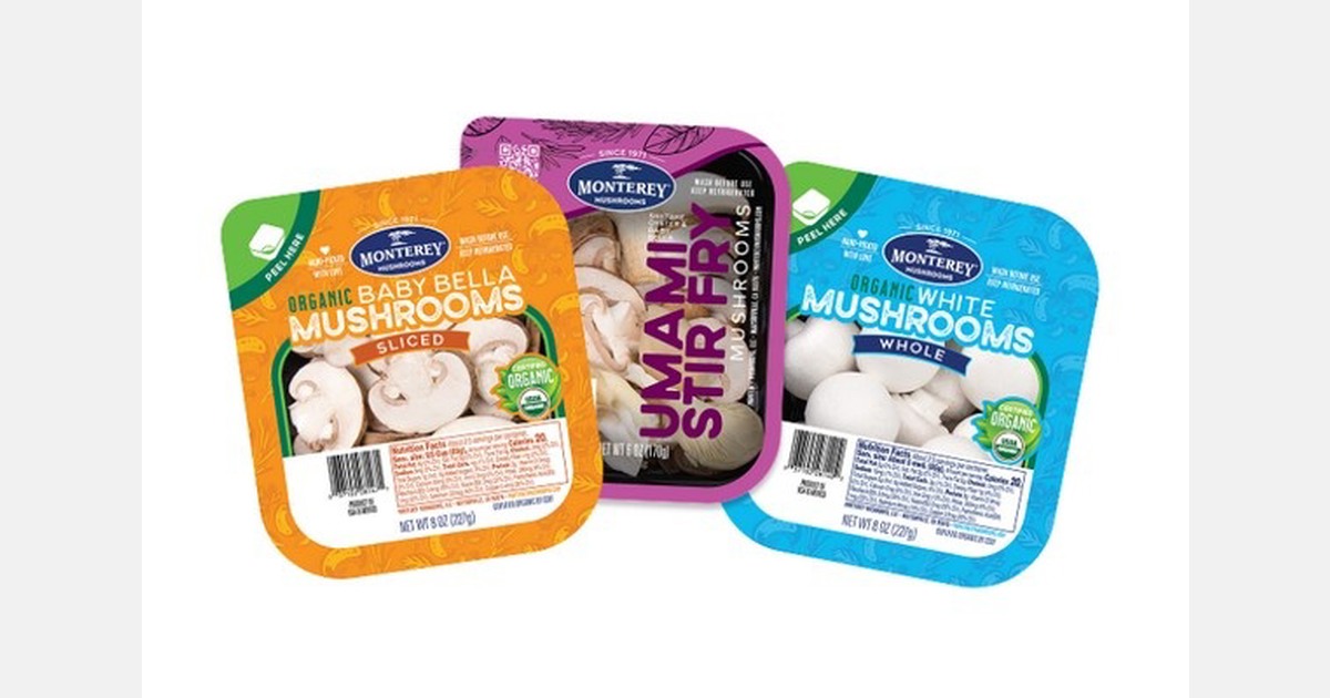 Sustainable top seal packaging for mushrooms rolls out nationally