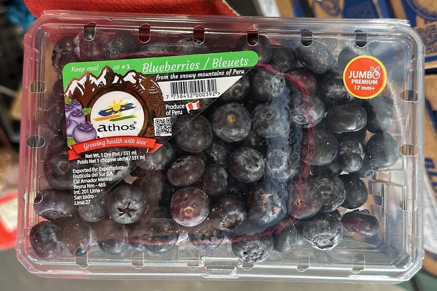 Strong pricing and demand for Peruvian blueberries
