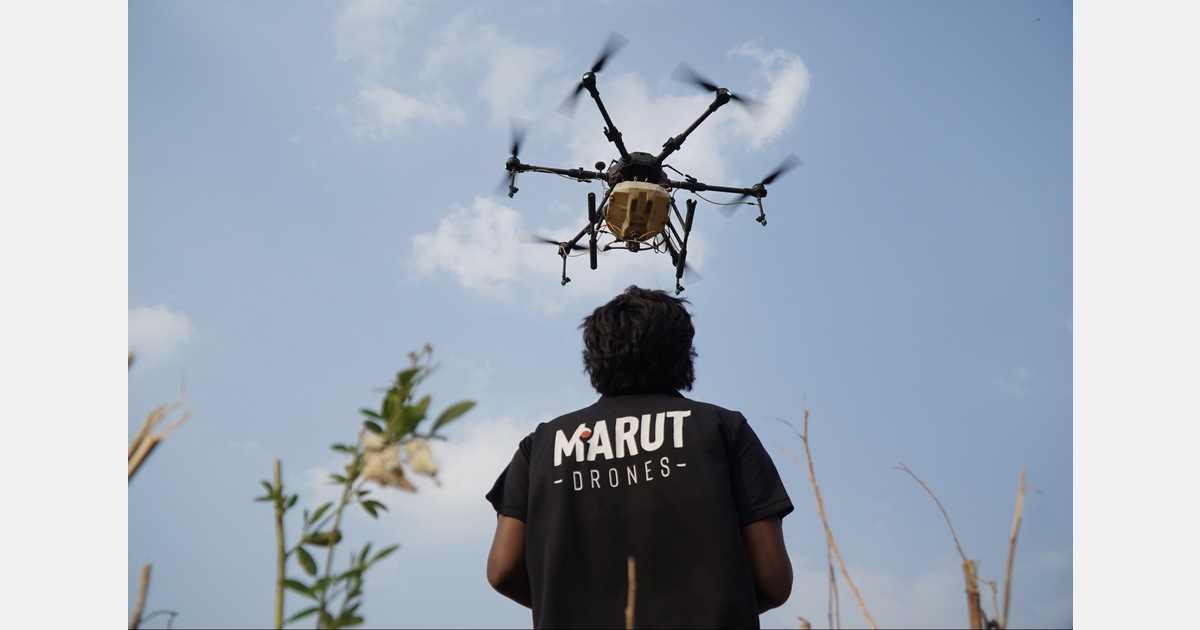 “Drones support Indian farmers with efficient crop management”