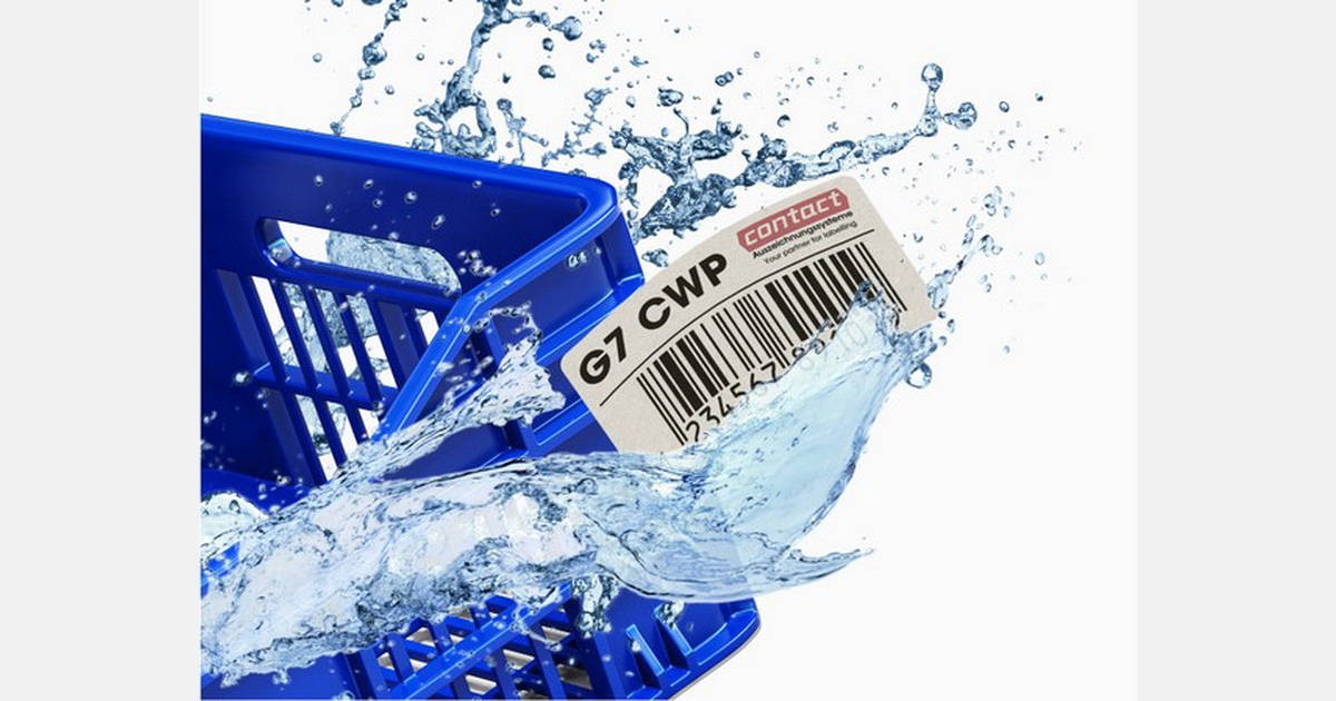 "Washable labels make reusable systems even more sustainable"