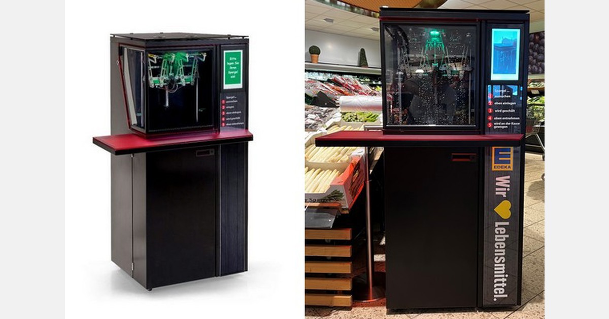 HEPRO's asparagus peeling machine wins the German Design Award