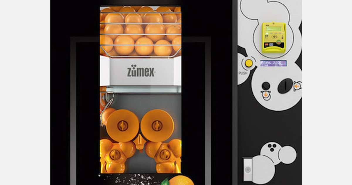 Natural Vending by ZUMEX®: An on-the-go juice vending machine