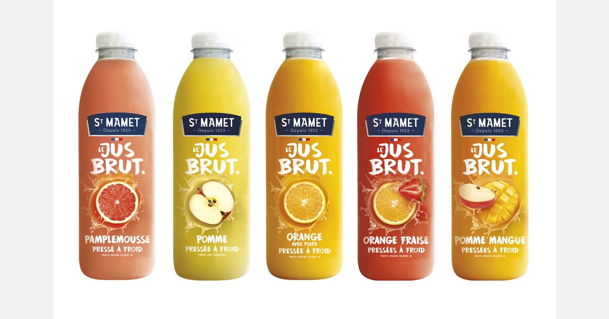 "Le Jus Brut": St Mamet's new range of cold-pressed juices