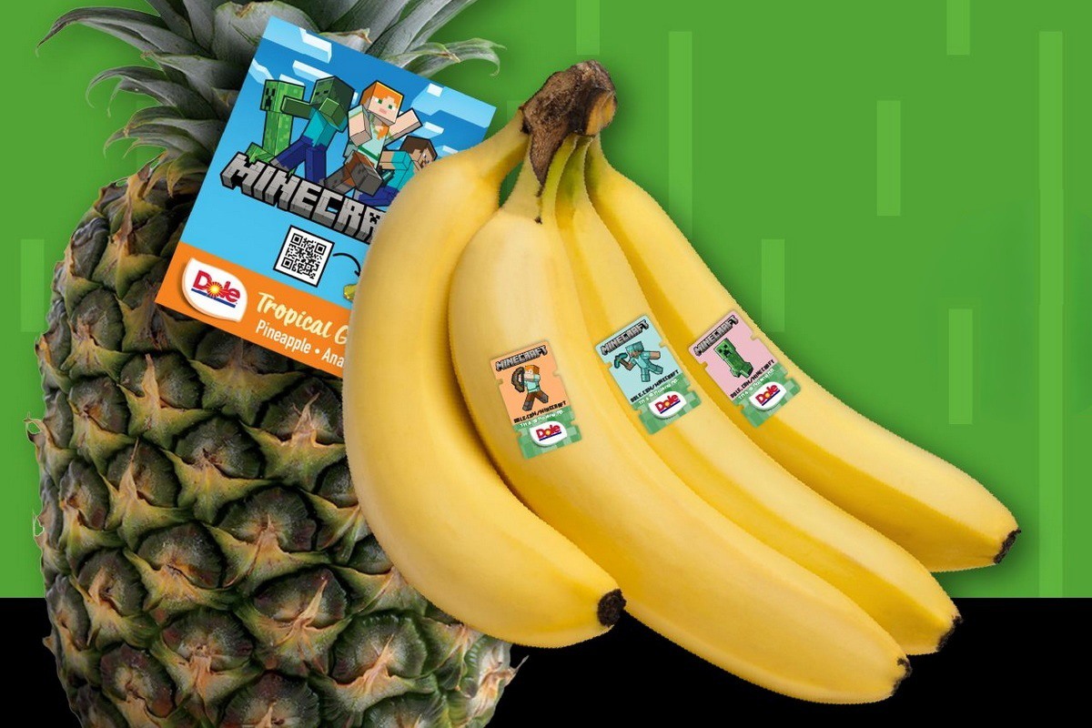 Dole partners with Minecraft to promote healthy eating habits