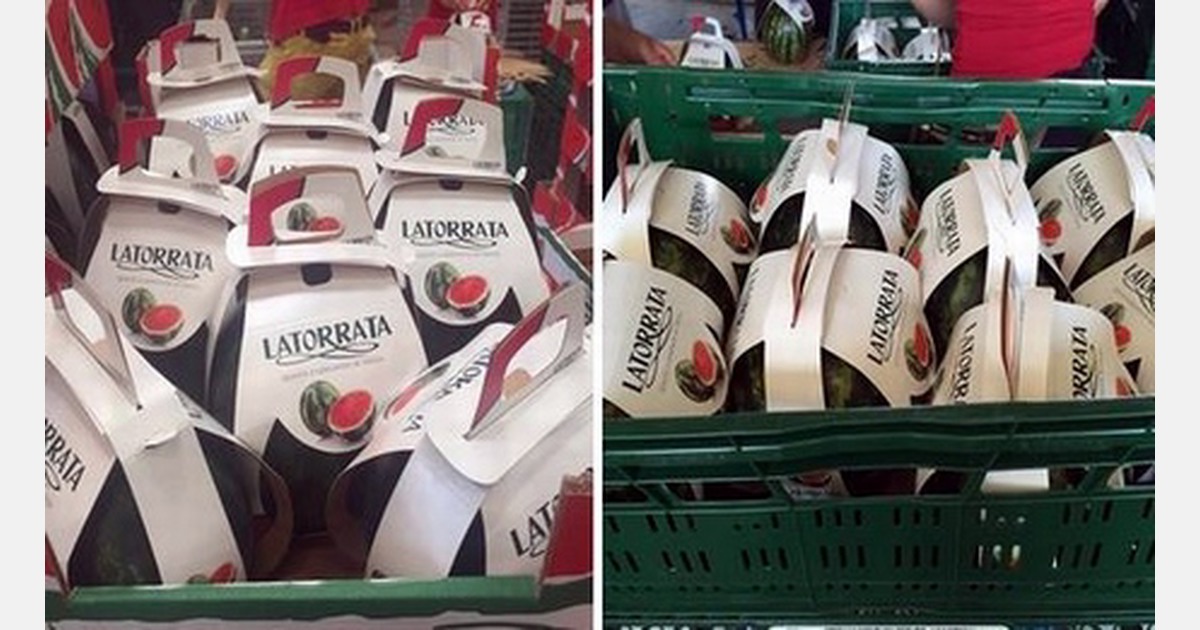People love the new packaging of mini-watermelons