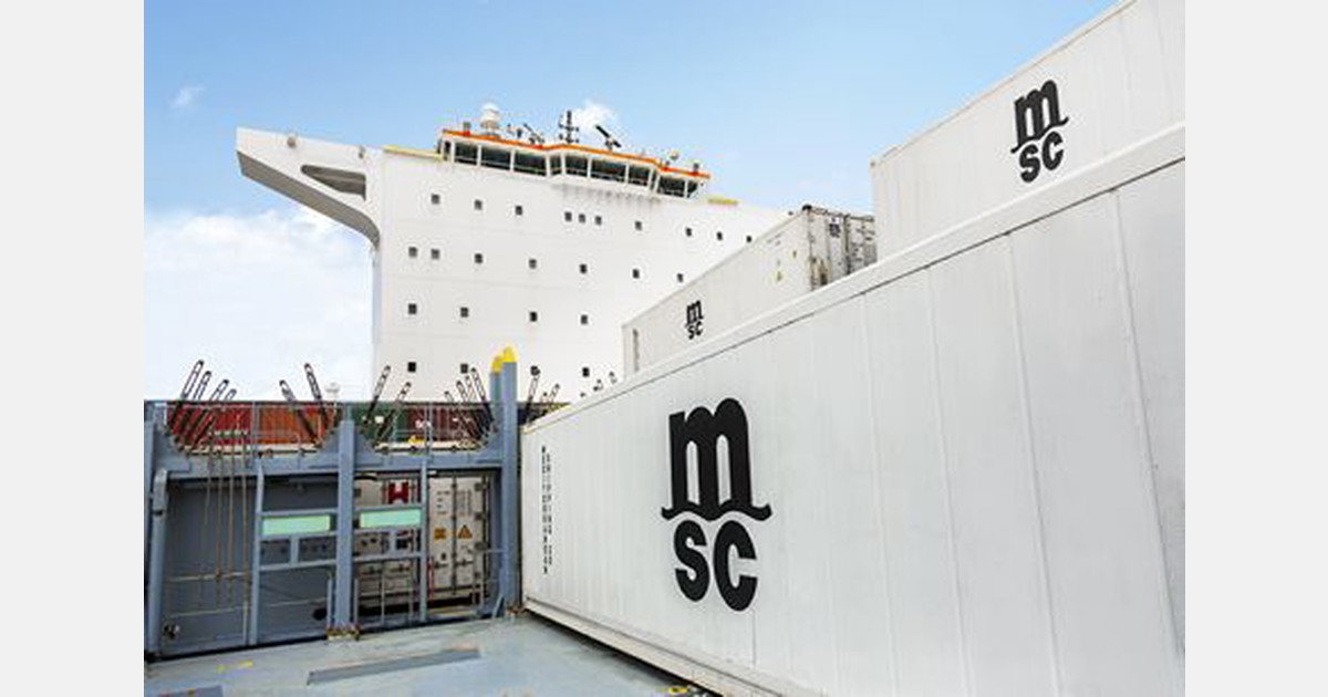 MSC, global leader in the reefer transport sector