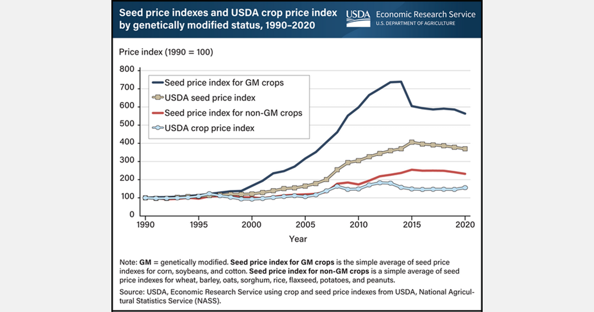 US: Prices for genetically modified seeds have risen much faster than ...