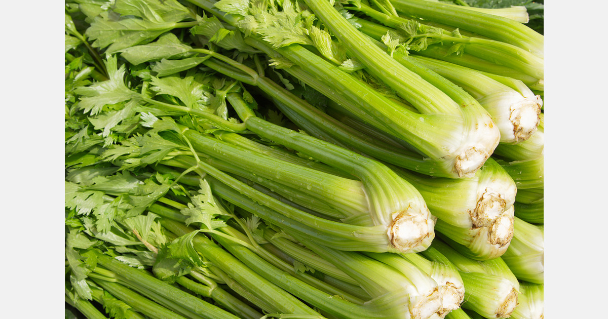 Celery left behind in Hong Kong typhoon panic buying