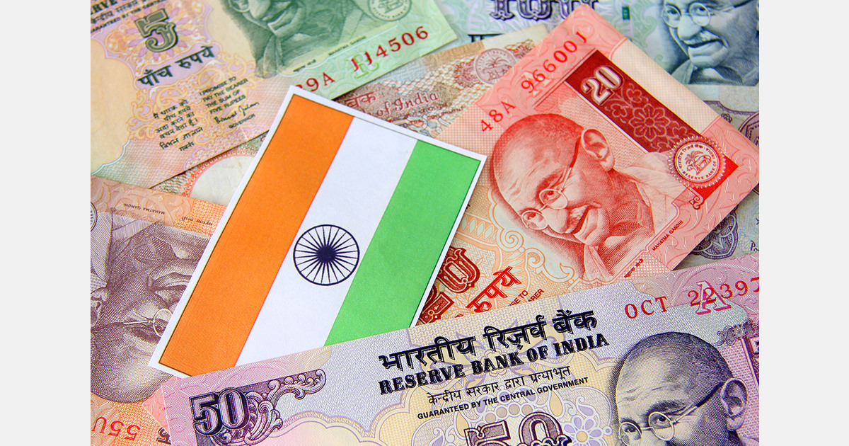 rupees into india