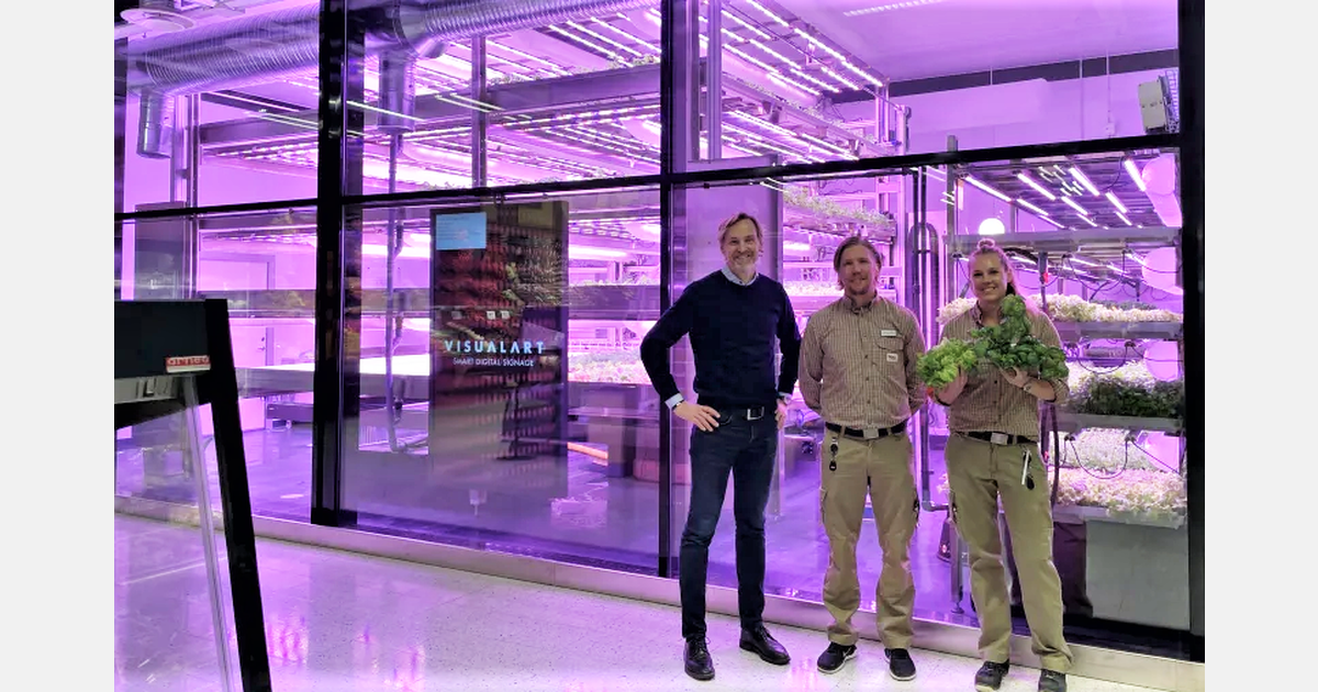 Sweden: Stockholm's 'largest' in-store farm established