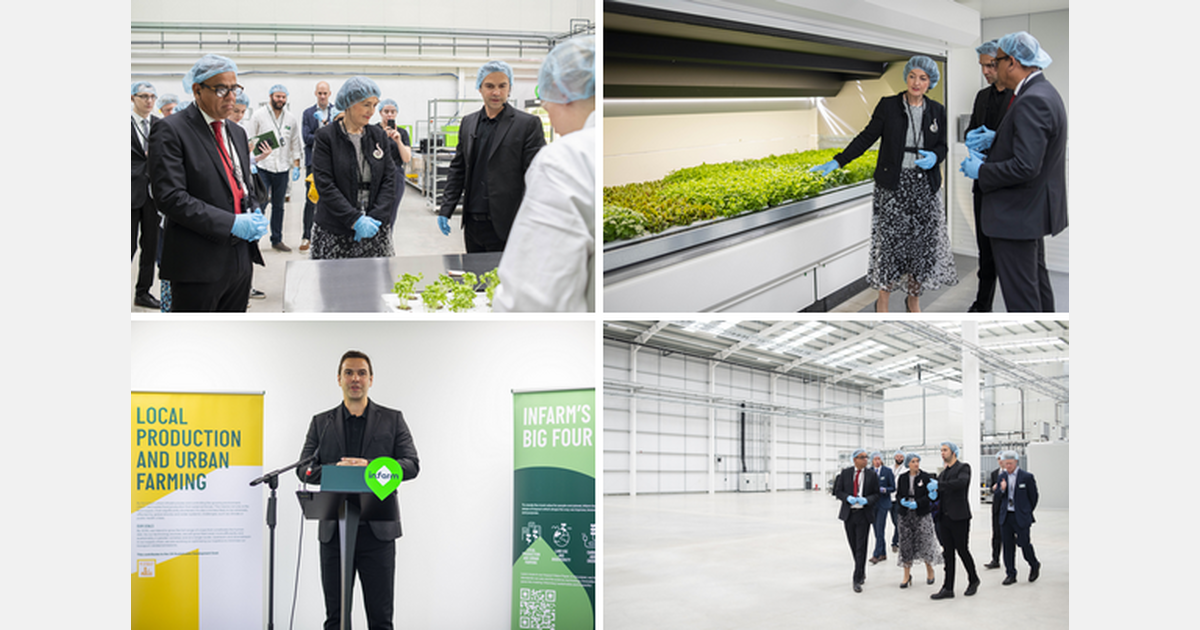 UK: Infarm starts operating vertical farming facility in Bedford