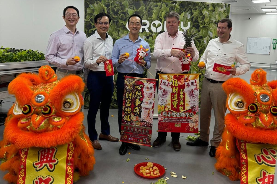 Growy officially opens its Singapore vertical farm